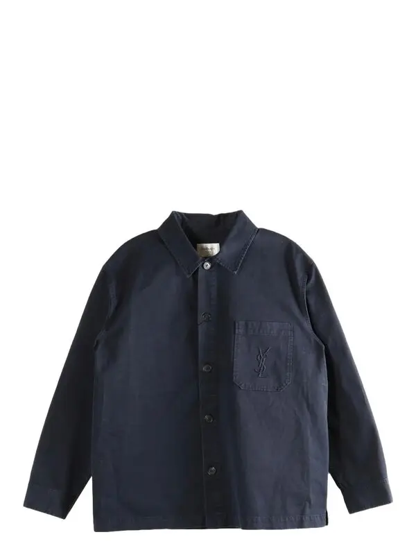 Saint Laurent Cotton Overshirt - Blue