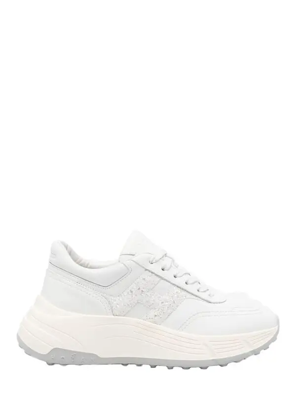 Hogan Hi Fi Leather Sneakers - White