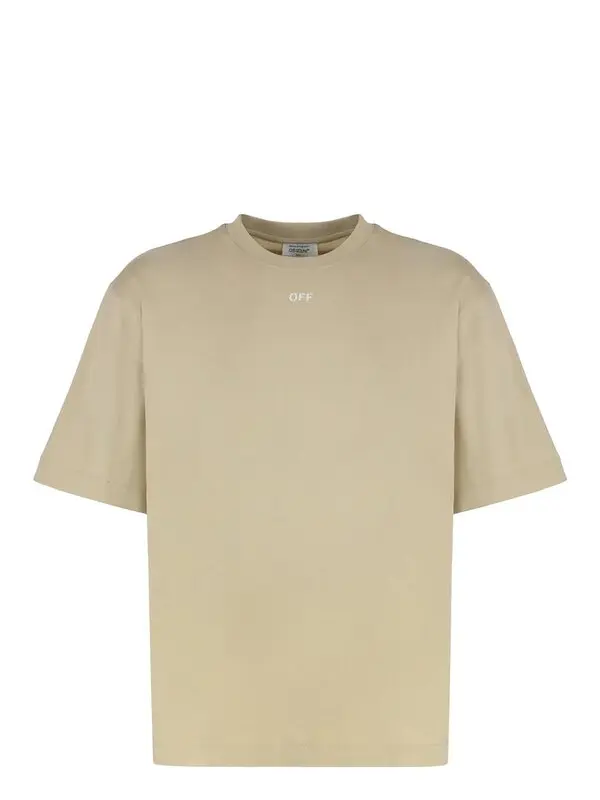 Off White T Shirt - Beige