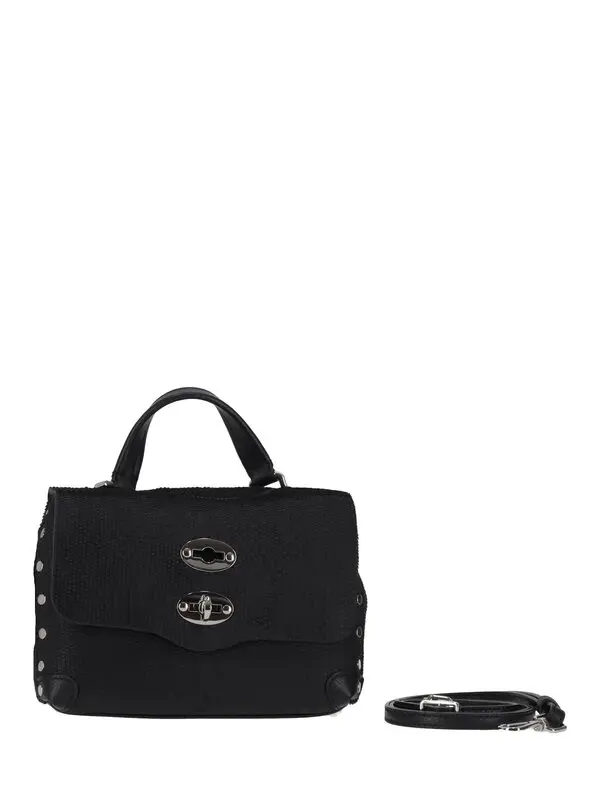 ZANELLATO Satchel With Adjustable Shoulder Strap - Black Anniversario