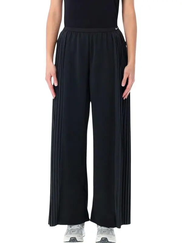 Nike Pleated Wide-leg Pants - Black