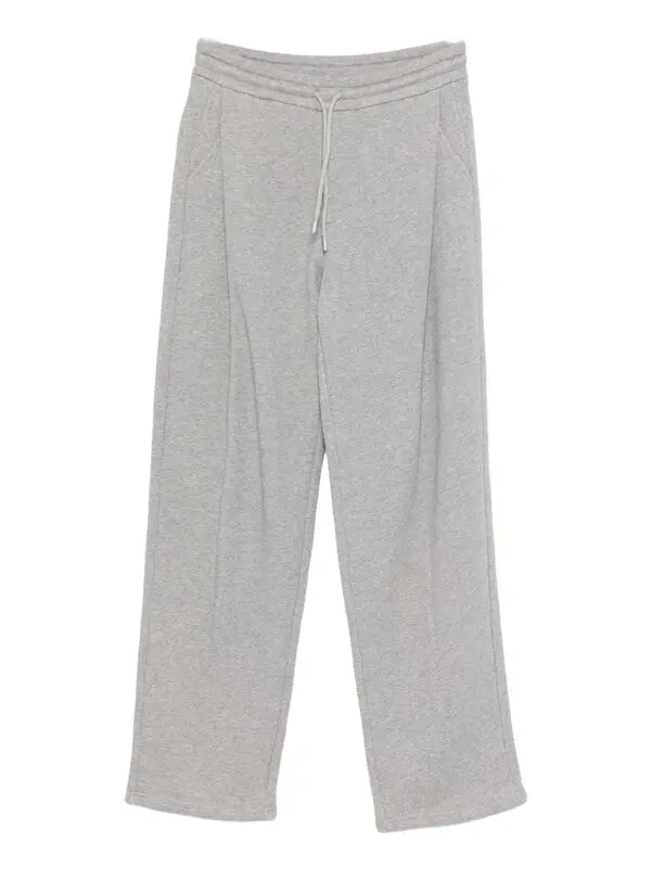 E.ARMANI EXCLUSIVE PRE Cotton Sweatpants - Grey
