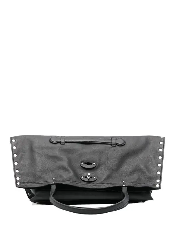 ZANELLATO A'spasso Saeta Medium Leather Handbag - Black