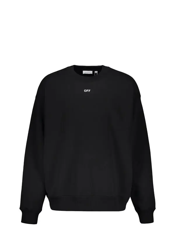 Off White Logo Sweatshirt - Black