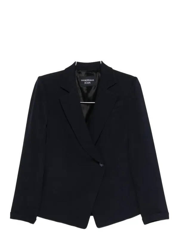 Emporio Armani Double-breasted Blazer - Blue