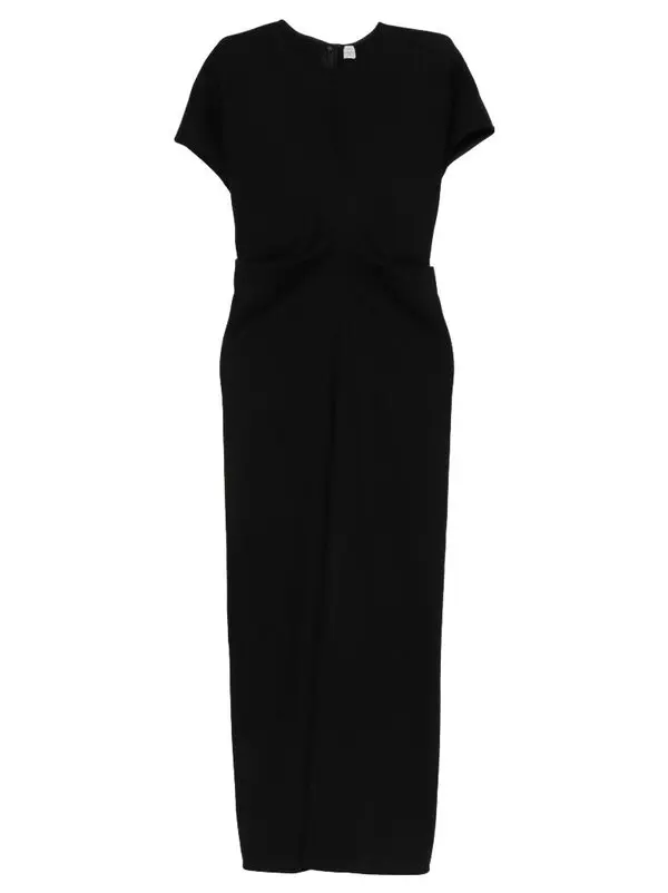 TOTEME Wool Long Dress - Black