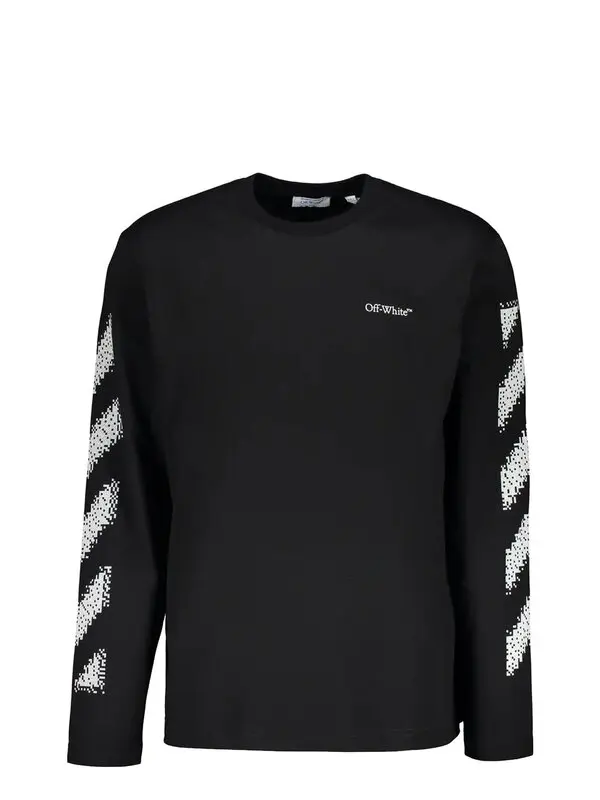 Off White Logo Sweatshirt - Black