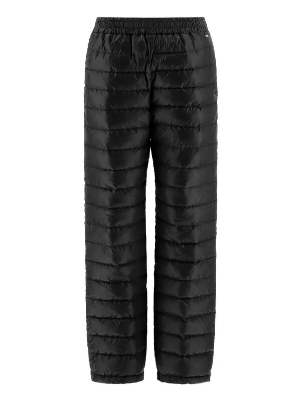 Herno Padded Straight Leg Pants - Black