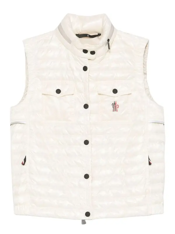 Moncler Gumiane Down Vest - White