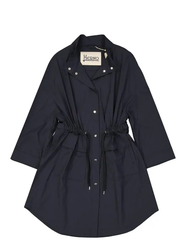 Herno Lightweight Trench Coat - Black