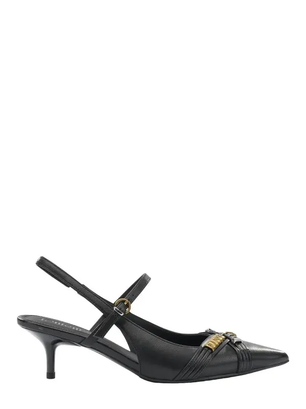 Pinko Heeled Slingback Pumps - Black