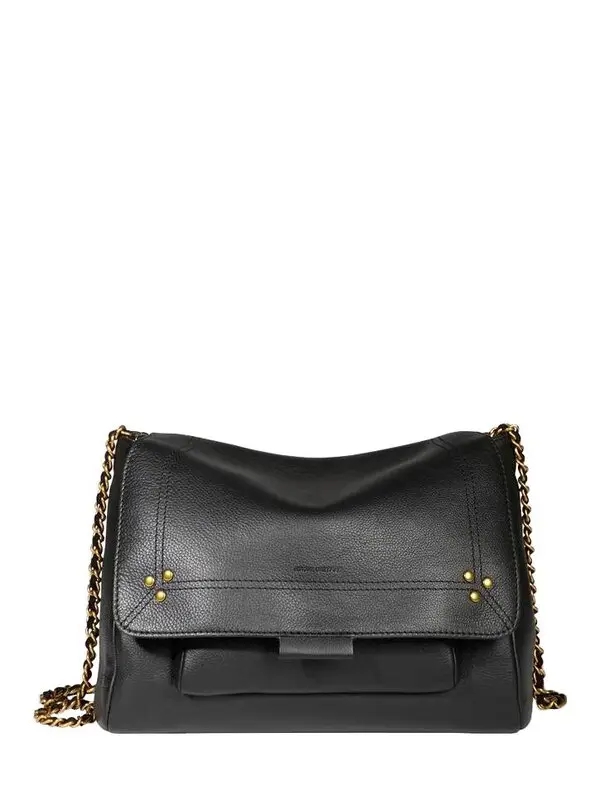 Jérôme Dreyfuss Shoulder Bag With Chain Strap - Noir Brass