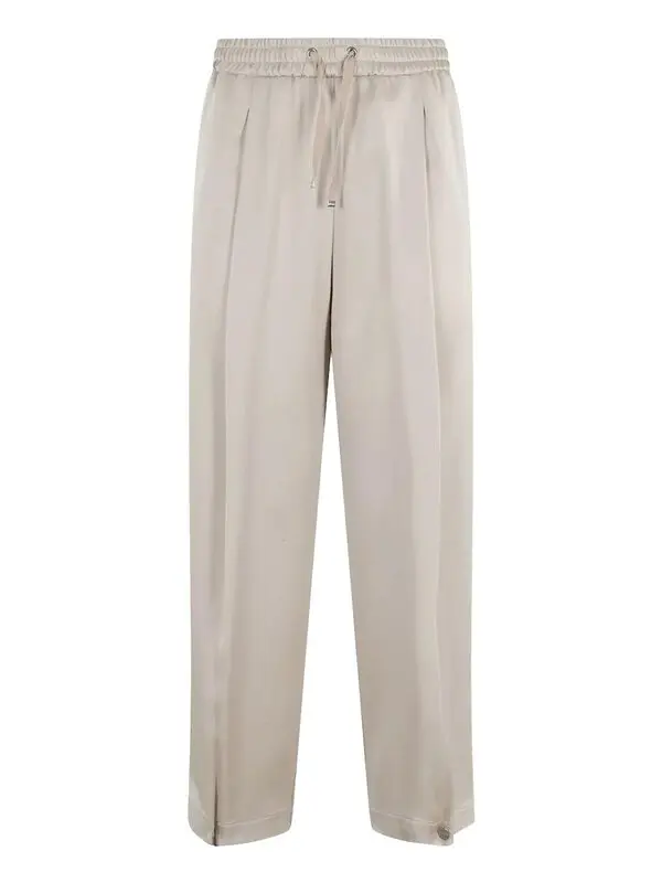Herno Pleated Drawstring Pants - Beige