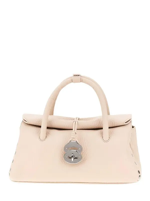 ZANELLATO Dotta Centauro Small Leather Handbag - Powder