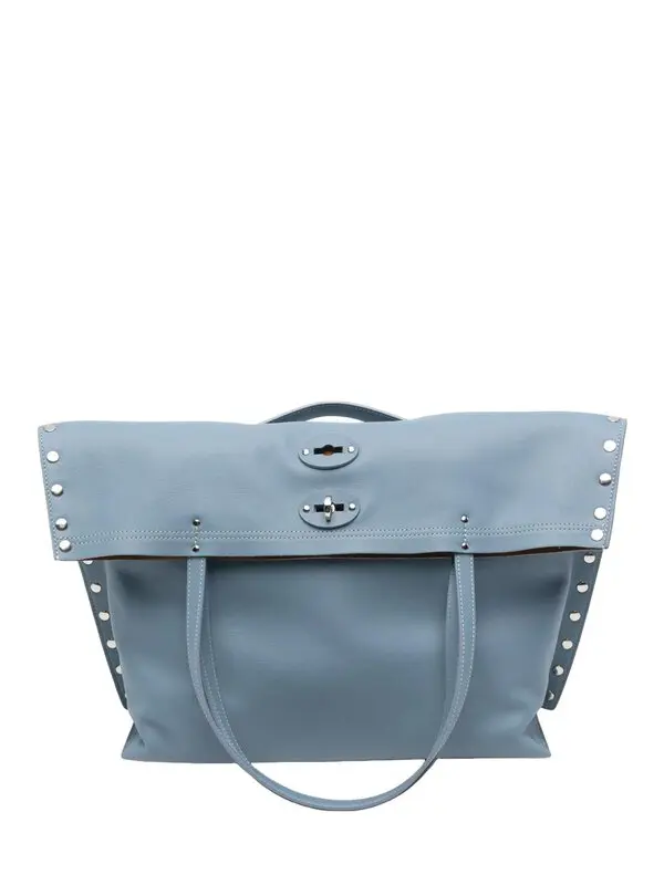ZANELLATO Medium Leather Handbag - Blue
