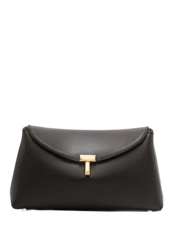 TOTEME Mini Leather Clutch - Brown