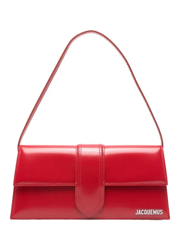 Jacquemus Le Bambino Long Leather Shoulder Bag - Red