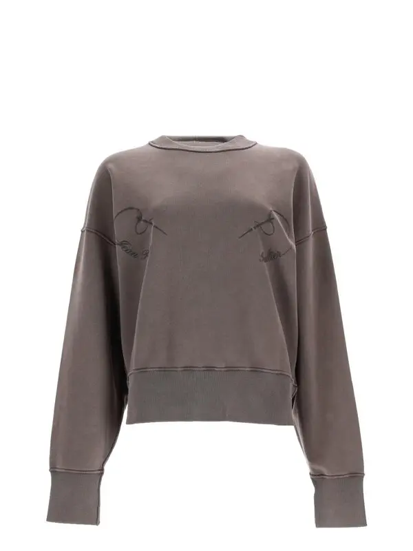 Jean Paul Gaultier Embroidered Sweatshirt - Grey