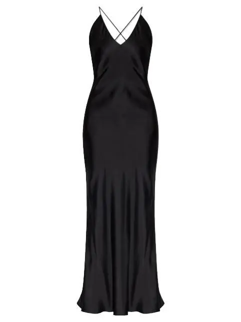 ANINE BING Laurel Slip Dress - Black