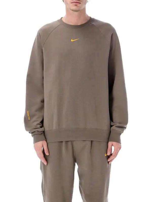 Nike Nocta Fleece Sweatshirt - Olive Grey