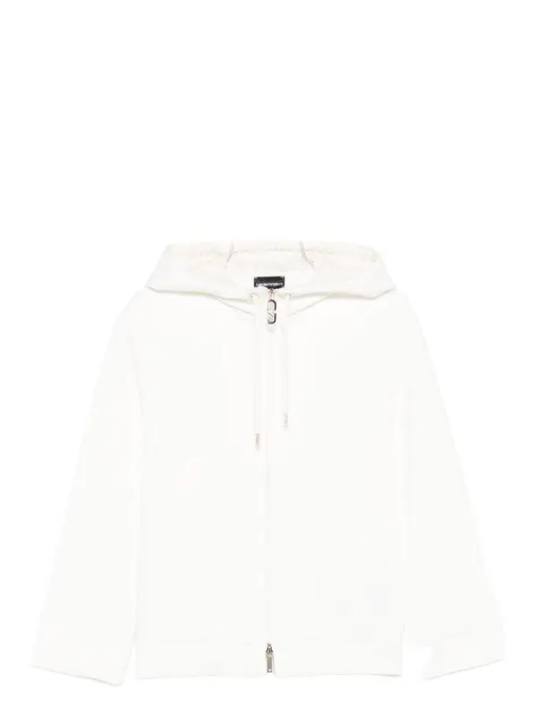 Emporio Armani Cotton Blouson Jacket - White