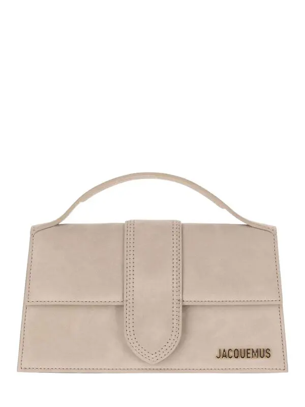 Jacquemus Le Grand Bambino Leather Handbag - Beige