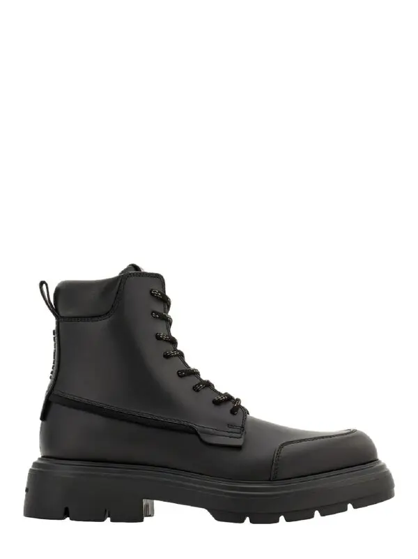FERRAGAMO Lace Up Boots - Black
