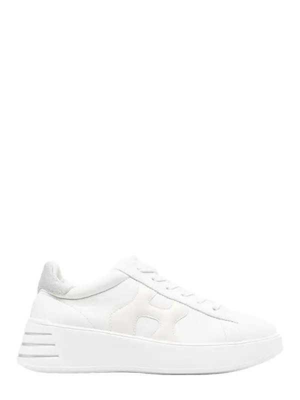 Hogan Rebel Leather Sneakers - White