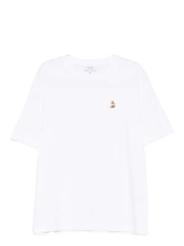 Maison Kitsuné Dreaming Fox Cotton T Shirt - White