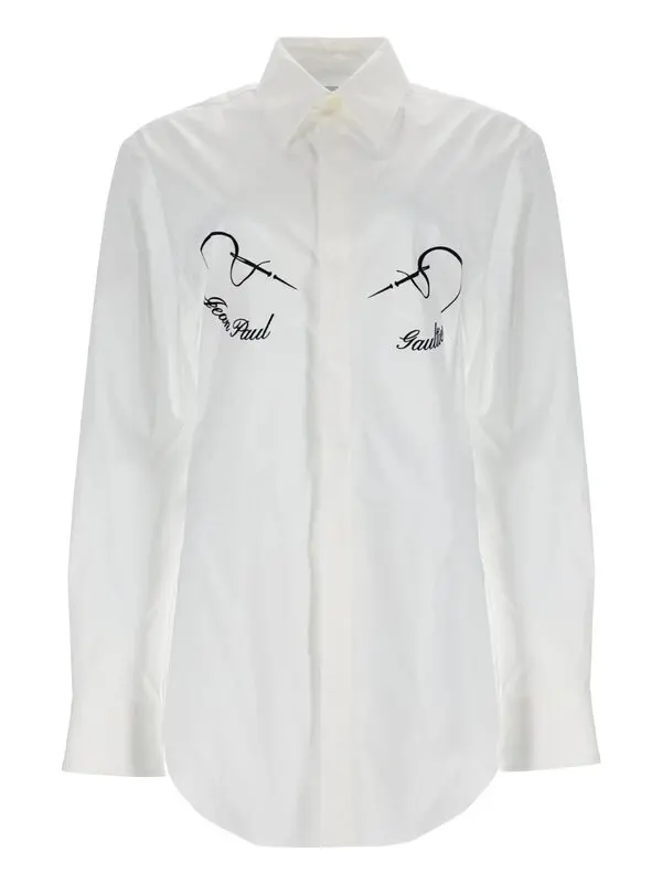 Jean Paul Gaultier Needles' Shirt - White