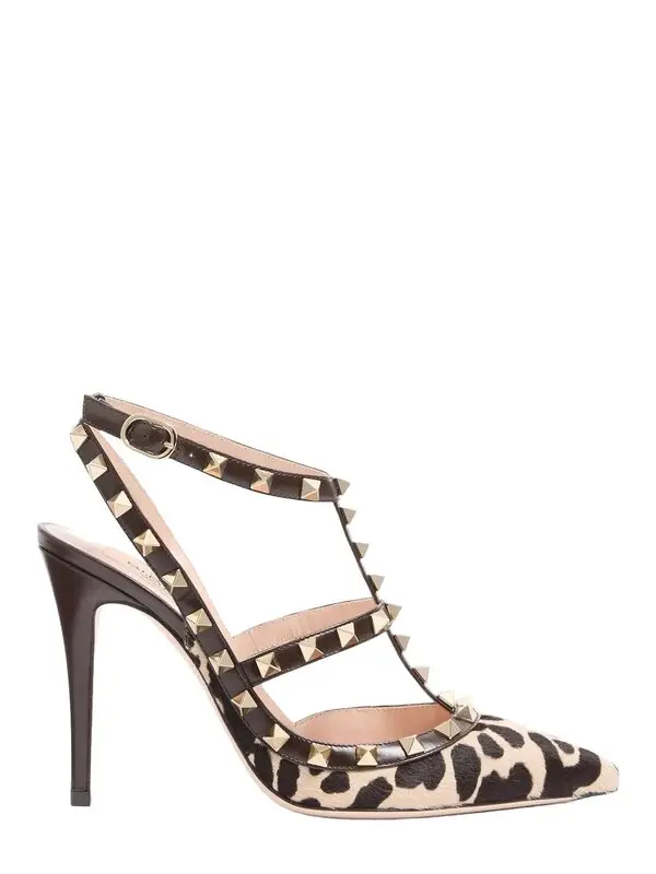 Valentino Garavani Rockstud Pumps - Brown