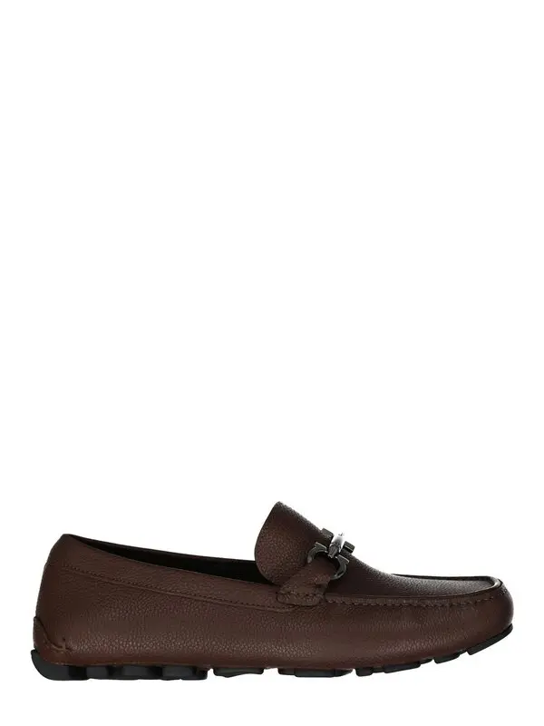 FERRAGAMO Salamanca Loafers - Brown