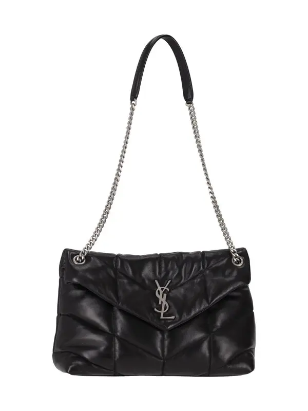 Saint Laurent Puffer Sintra Shoulder Bag - Noir