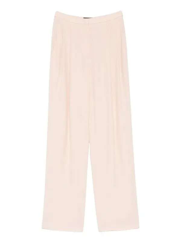 Emporio Armani Wide Leg Trousers - Powder