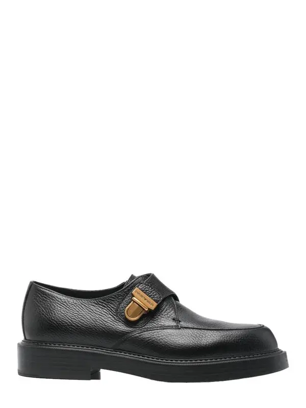 Emporio Armani Leather Brogues - Black