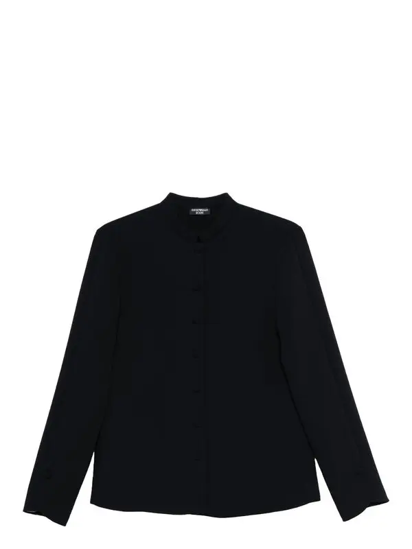 Emporio Armani Crepe Shirt - Blue