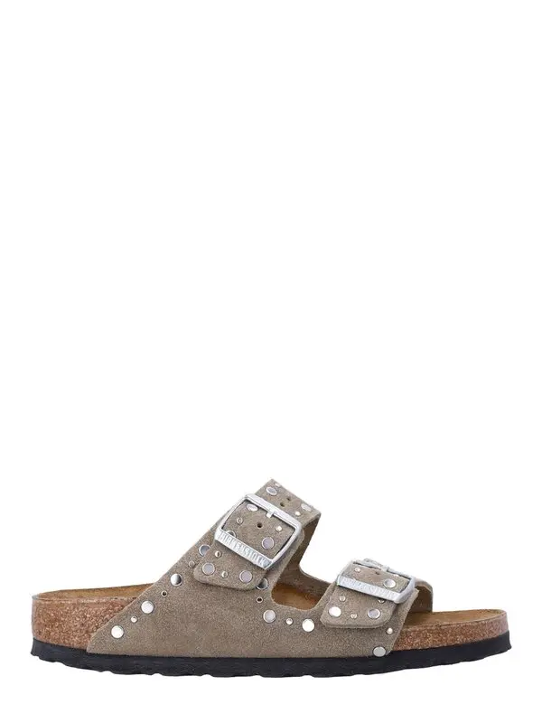 BIRKENSTOCK Arizona Rivet Sandals - Beige
