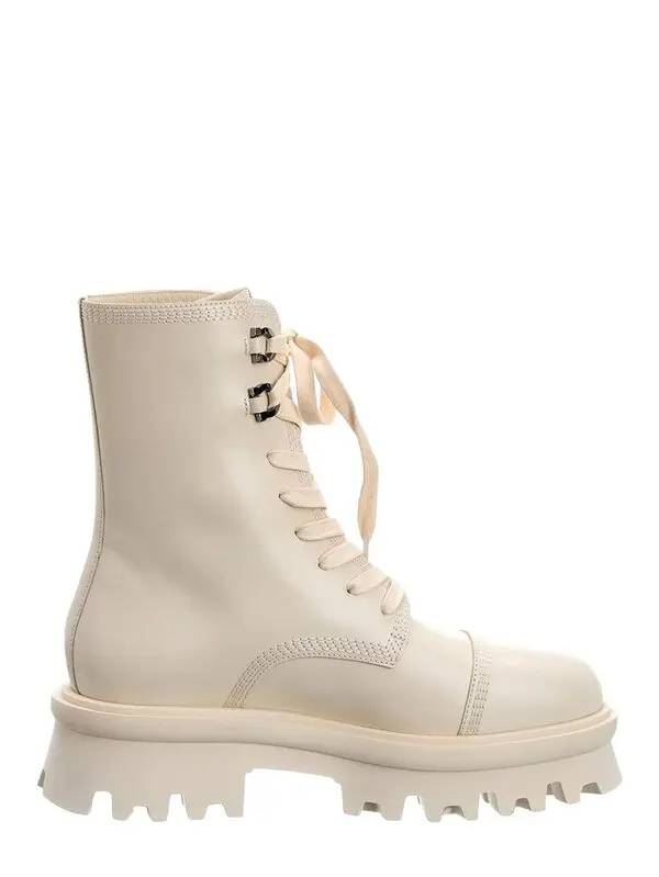 FERRAGAMO Kira Ankle Boots - White