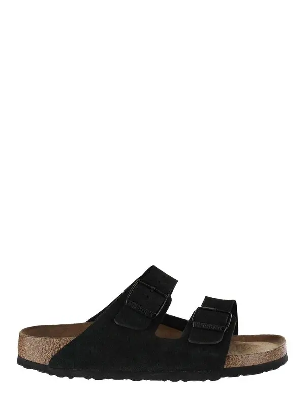 BIRKENSTOCK Arizona Suede Sandals - Black