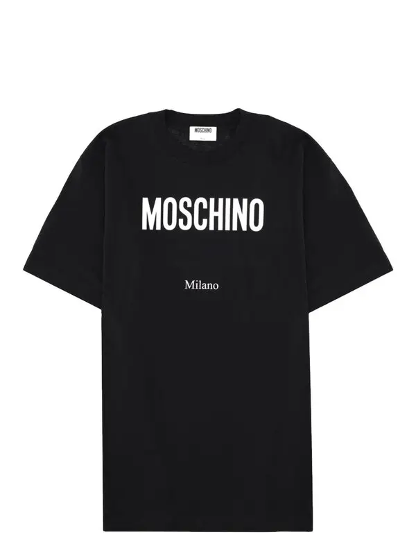 Moschino T Shirt With Logo - Black