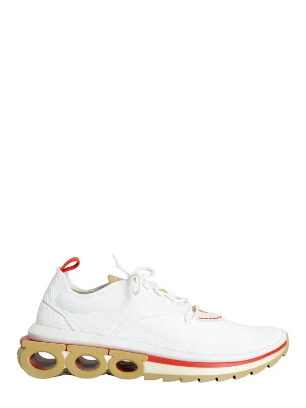 FERRAGAMO Nima Knit Sneakers - White