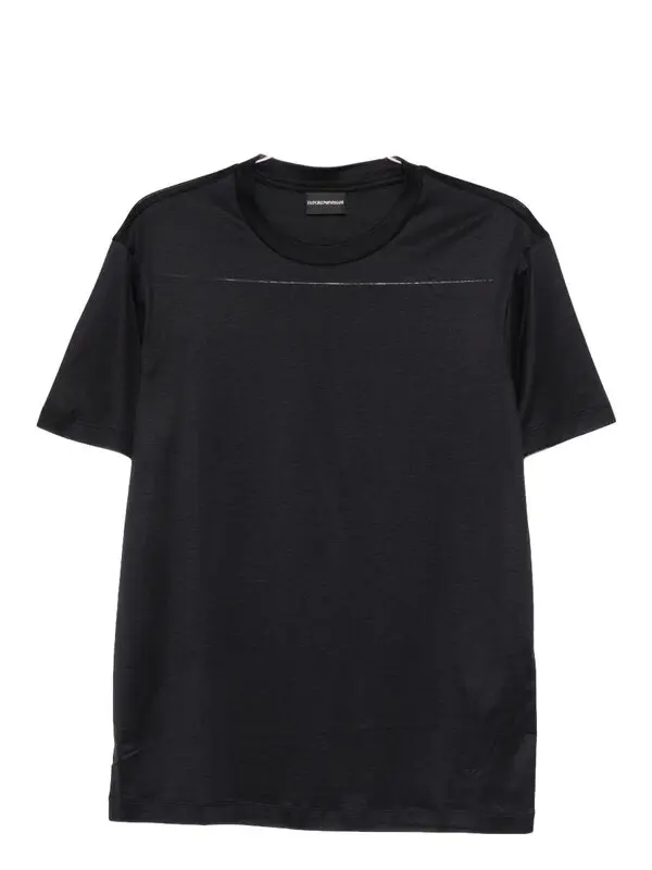 Emporio Armani Cotton T Shirt - Blue