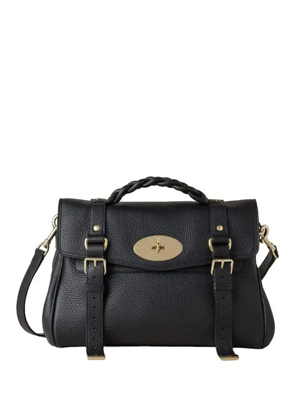 Mulberry Satchel With Top Handle - Black