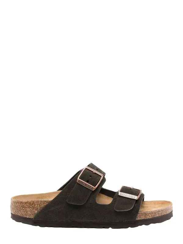 BIRKENSTOCK Arizona Suede Sandals - Brown