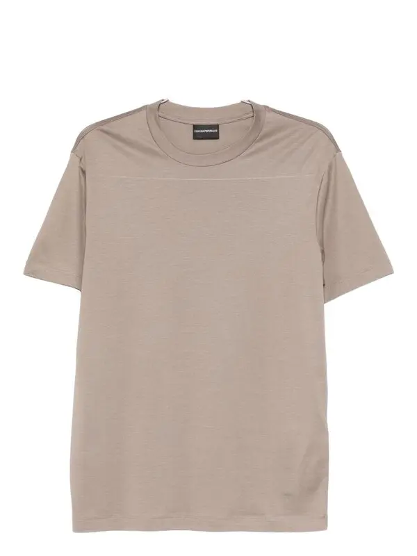 Emporio Armani Cotton T Shirt - Dove Grey