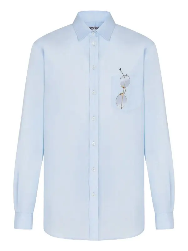 Moschino Printed Shirt - Azure