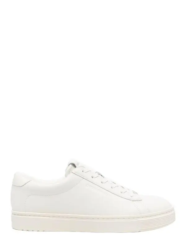 Emporio Armani Leather Sneakers - White