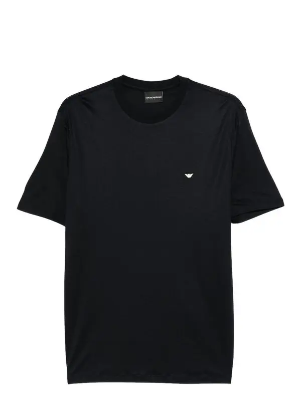 Emporio Armani Cotton Blend T Shirt - Blue