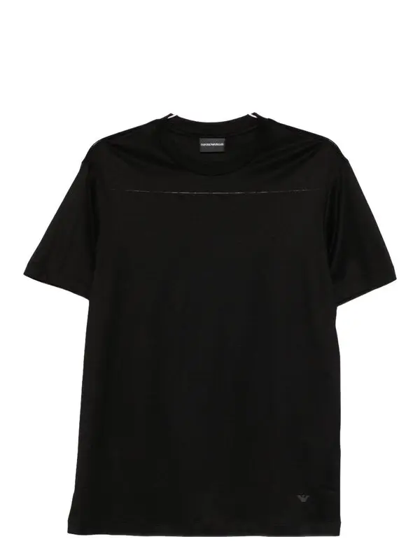 Emporio Armani Cotton T Shirt - Black