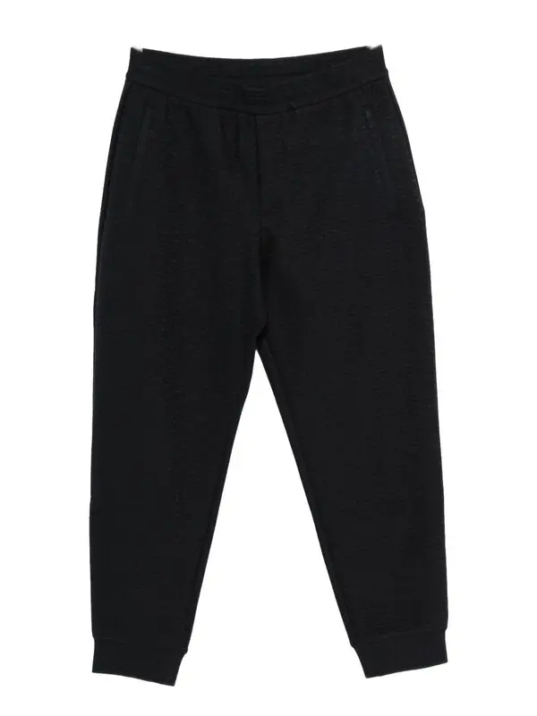 Emporio Armani Cotton Blend Sweatpants - Blue